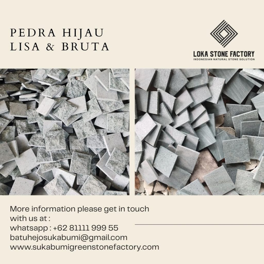 Sell sukabumi green stone direct from manufature indonesia